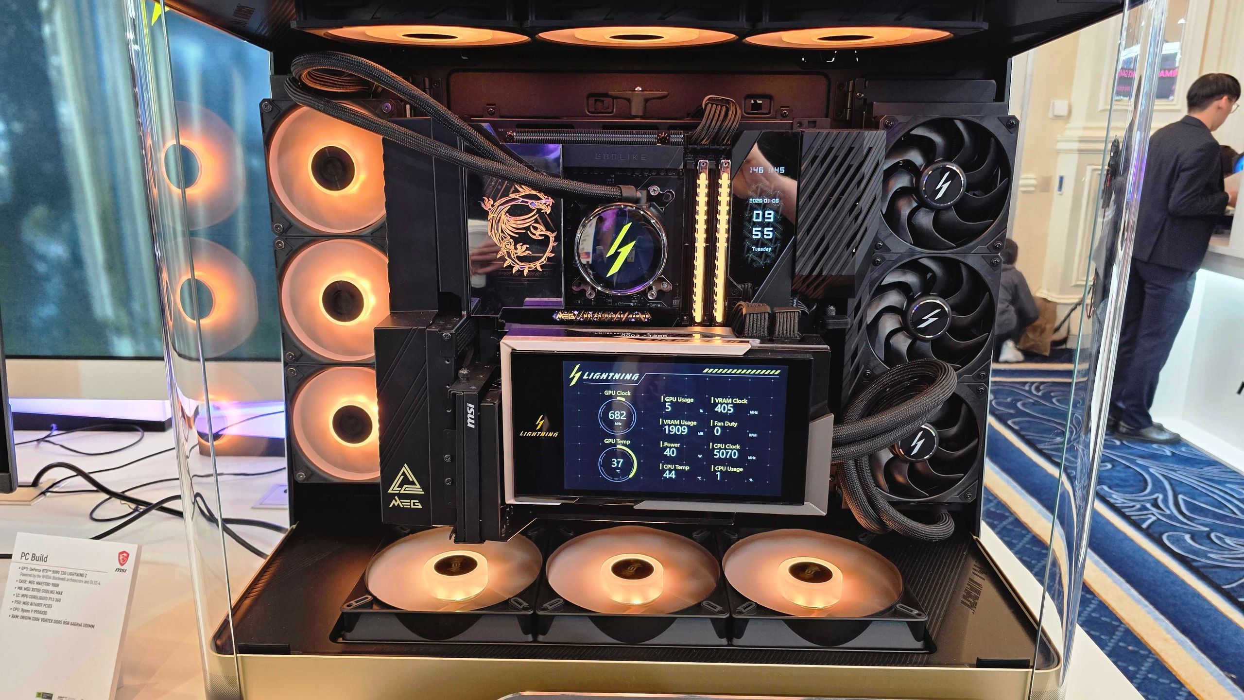 CES award outs MSI's monstrous 1600W RTX 5090 Lightning GPU — new ...