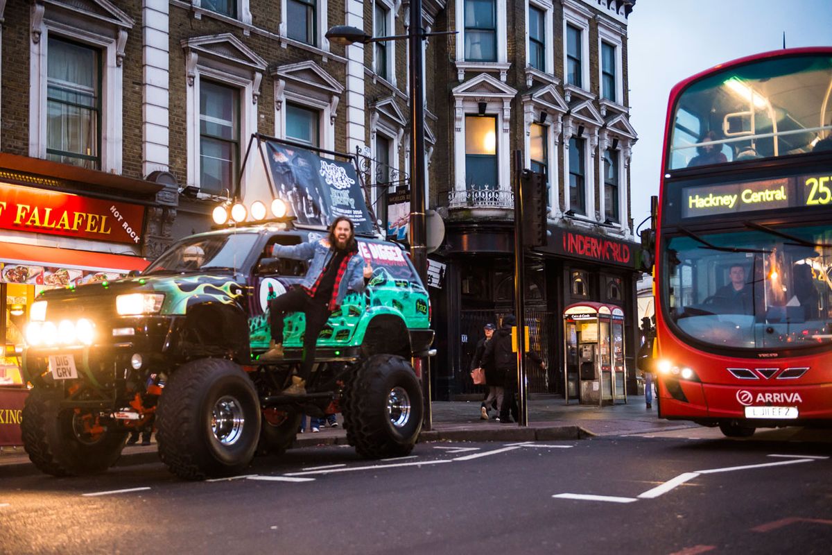 Monster Truck hit North London... in a Monster Truck | Louder