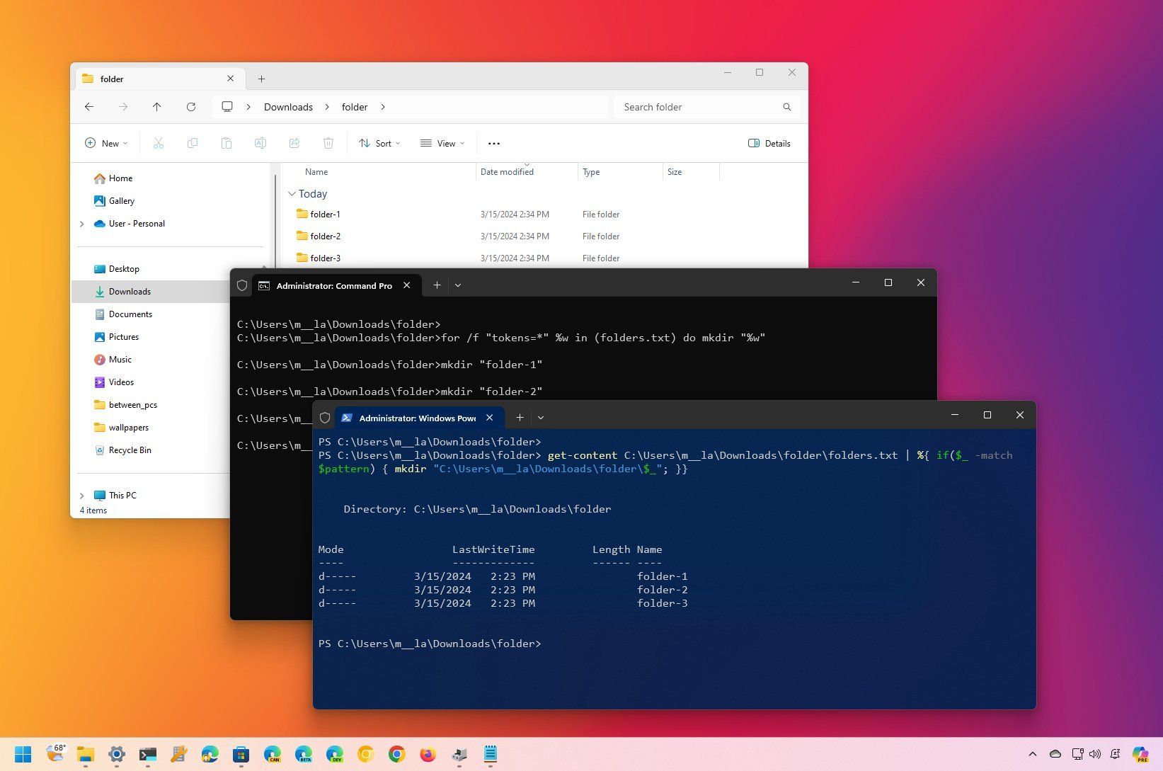 How to bulk create folders in one try on Windows 11 | Windows Central