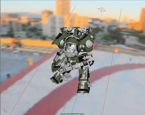 Build a 3D mech in a futuristic scene | Creative Bloq