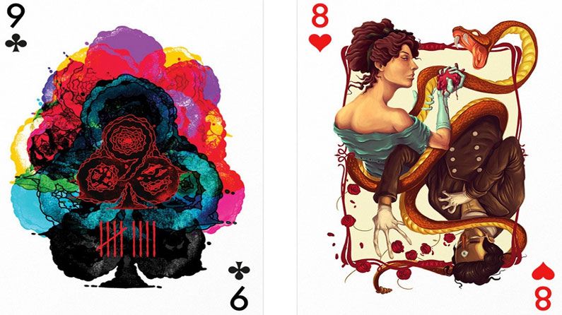 Stunning set of illustrations adorn artistic poker cards | Creative Bloq