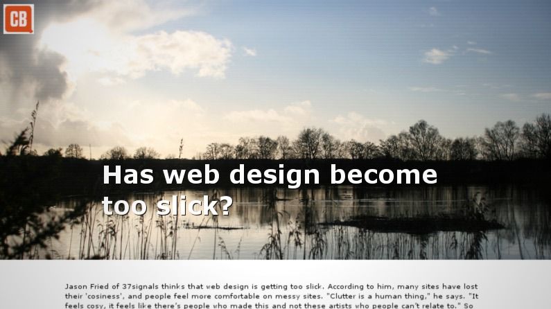 Has web design become too slick? | Creative Bloq