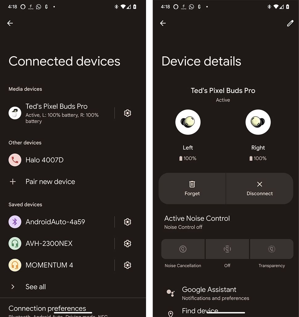 how-to-check-pixel-buds-pro-battery-life-android-central