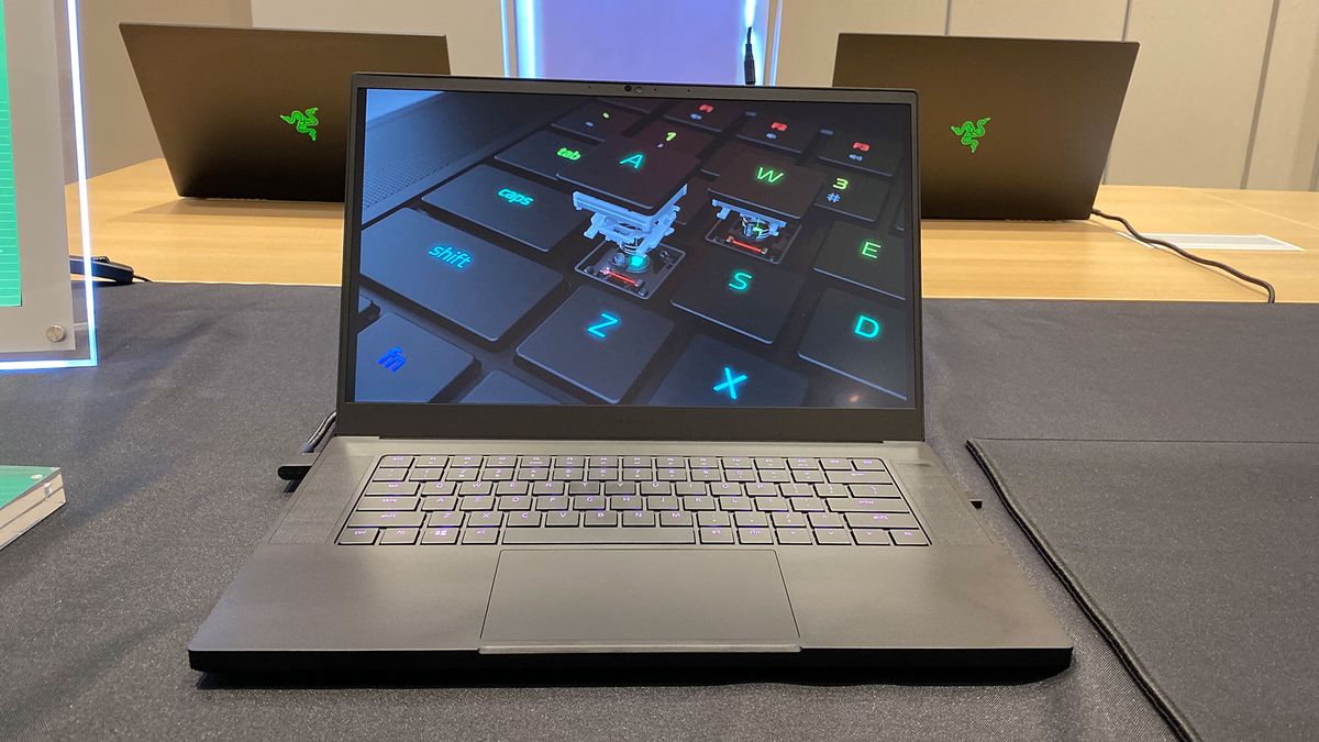 Razer Blade 15 Laptop Gets an Awesome Optical Keyboard | Tom's Hardware