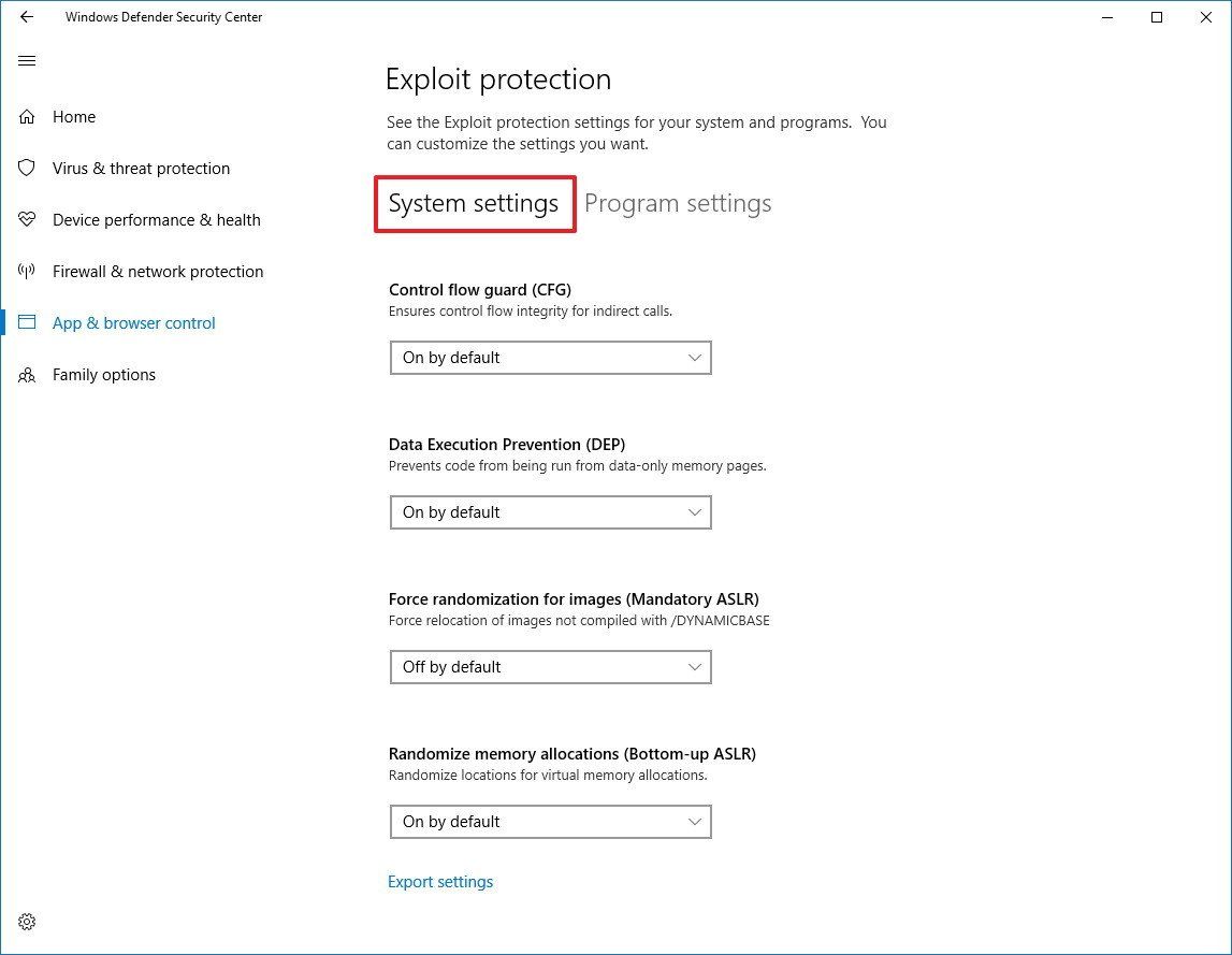 New Windows Defender Security Center features in Windows 10 Fall ...