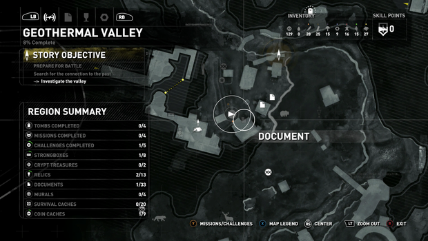 Geothermal Valley collectibles (1/2) - Rise of the Tomb Raider relic ...