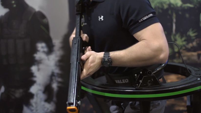 First look: the Virtuix Omni, an omni-directional virtual reality ...