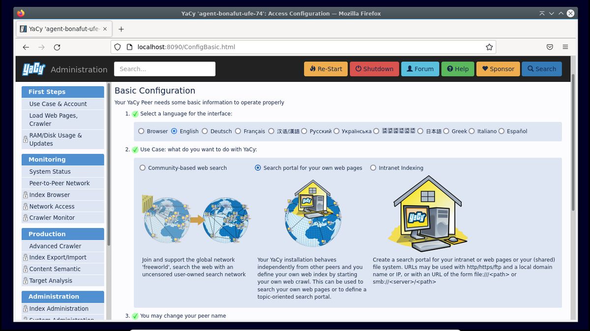 Build your own search engine with YaCy | TechRadar