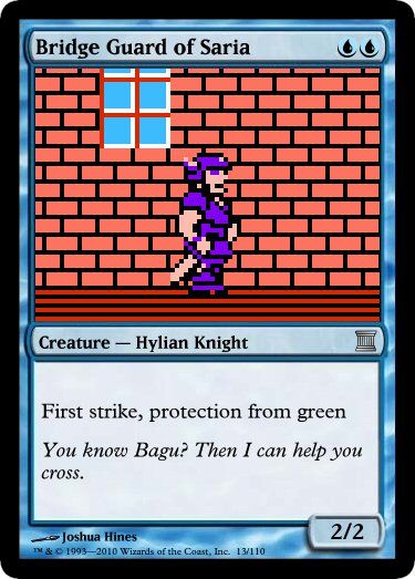 The complete Zelda II Magic: The Gathering card set | GamesRadar+