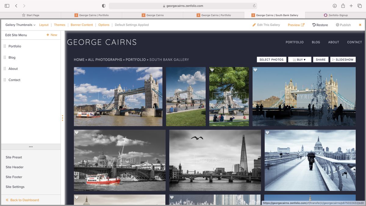 Zenfolio review | Digital Camera World