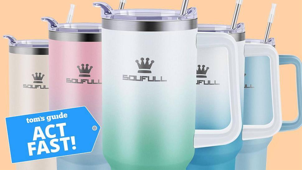 Forget Stanley Cups — this colorful high-tech tumbler is 50% off on ...