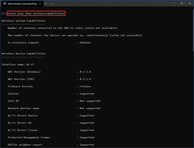 How to manage wireless networks with Command Prompt on Windows 10 ...