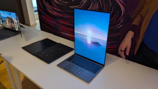 Lenovo's new niche PC has an absurdly tall folding display | Windows ...