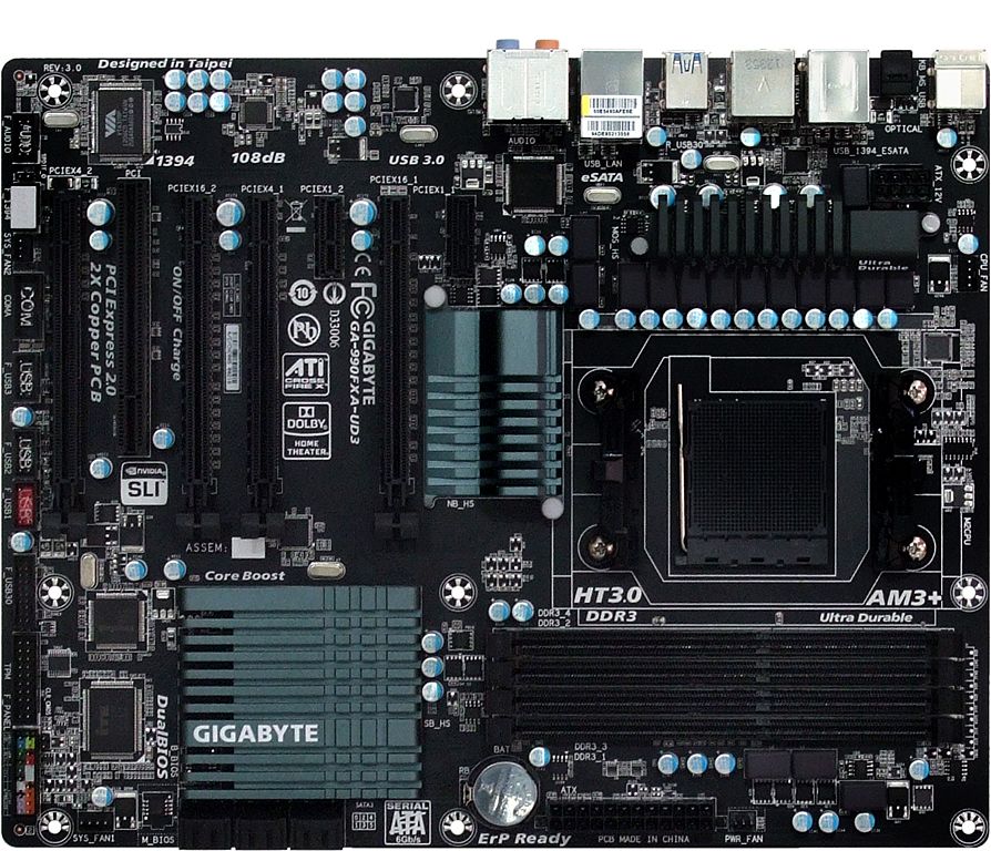 Gigabyte 990FXA-UD3 - Three AMD 990FX-Based Motherboards For ...