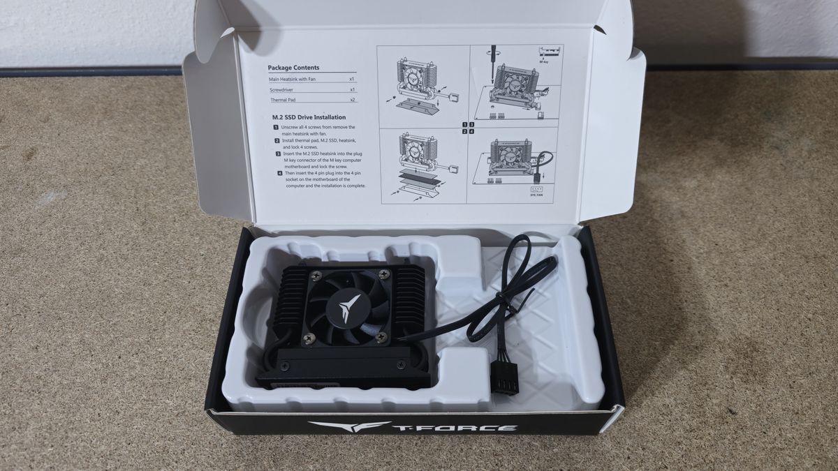 TeamGroup T-Force Dark AirFlow I SSD Cooler Review: The strongest NVMe ...