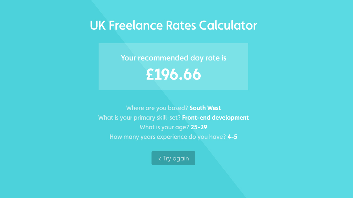 The Freelance Rates Calculator uncovered | Creative Bloq