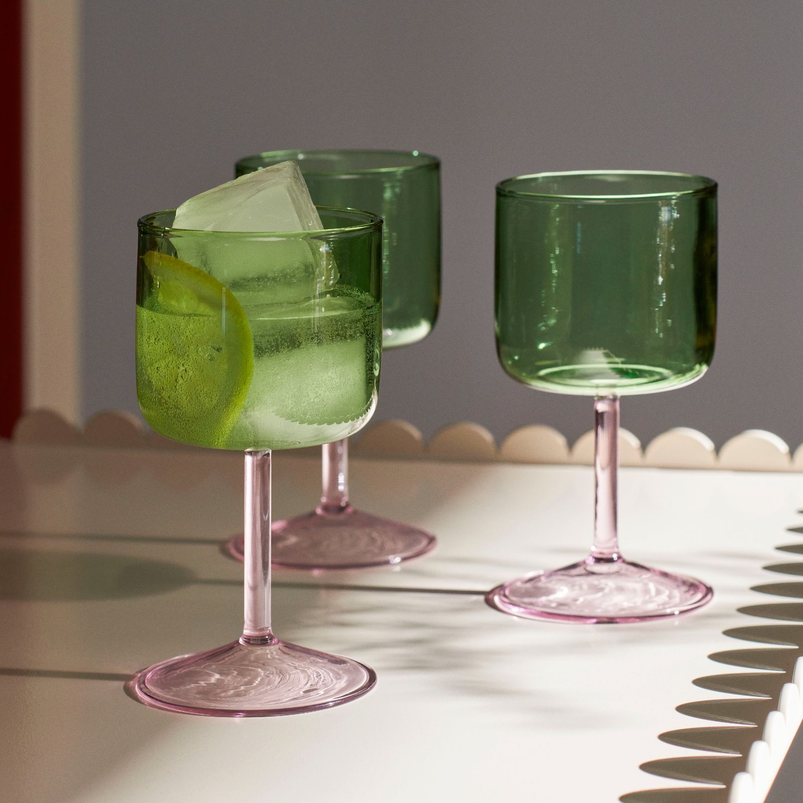 Multi-coloured glassware is the must-have kitchen accessory | Ideal Home