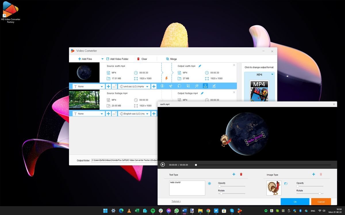 How to change video formats with Free HD Video Converter Factory ...
