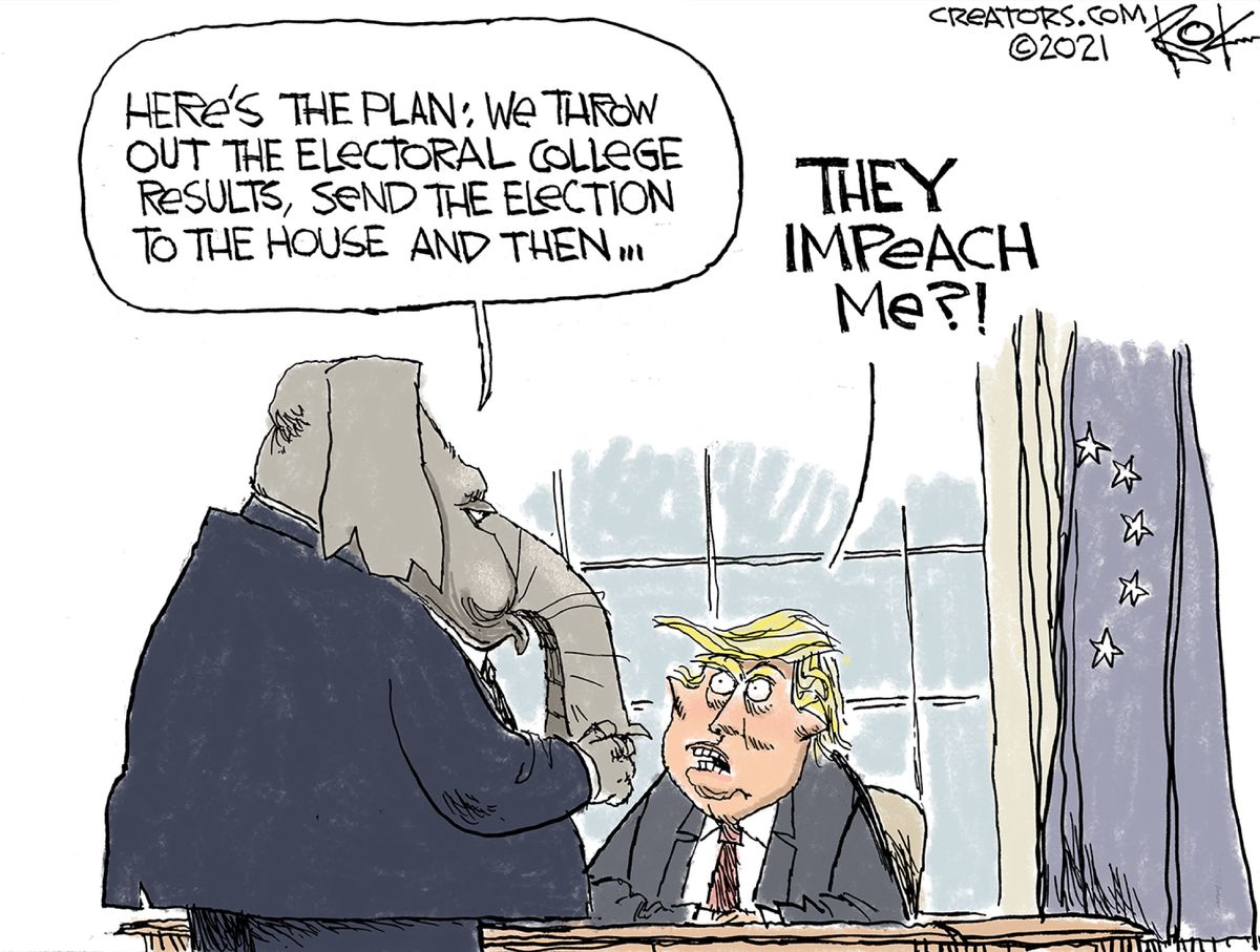 Political Cartoon U.S. Trump GOP election loss | The Week