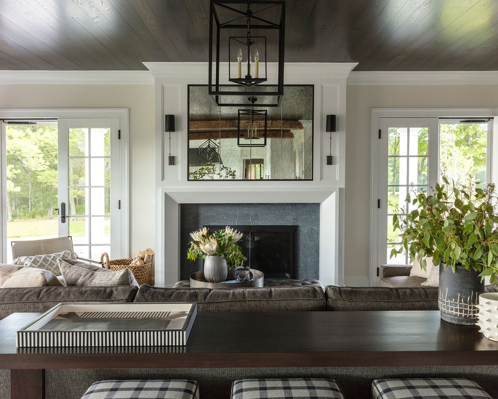 An modern farmhouse renovation of a 1990s home in Dutchess County, New ...