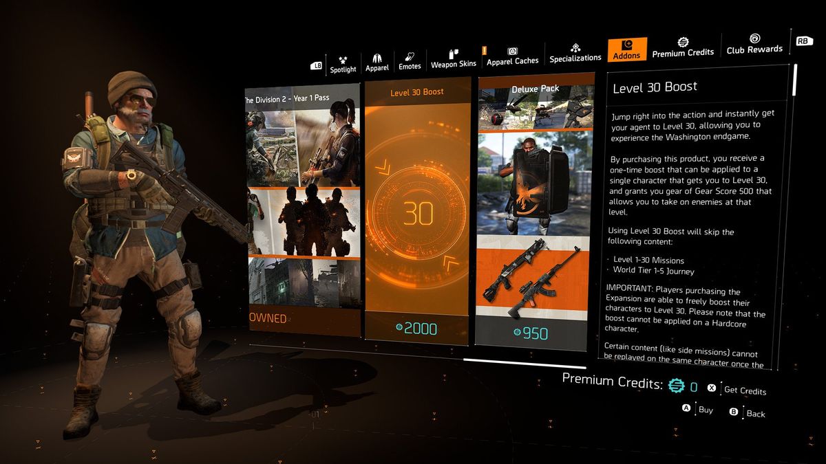 How leveling up works in The Division 2 Warlords of New York | Windows ...