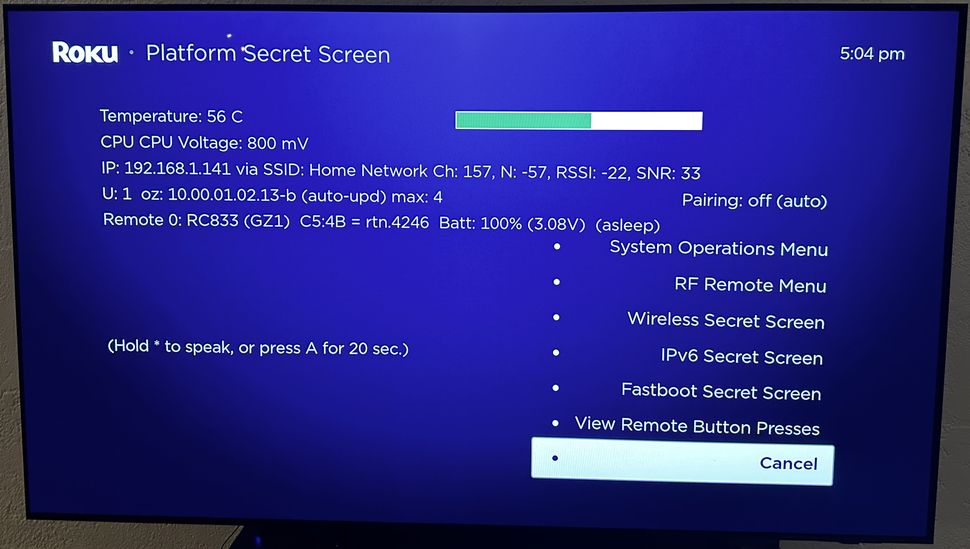 How to access the secret Roku menus | Tom's Guide