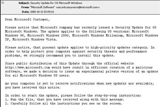 Hackers spam fake Microsoft security update | IT Pro