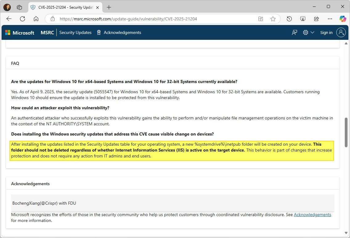 What's the inetpub folder, and how to get it back it if you deleted it ...