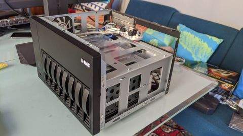 I got carried away and built a 36TB home server the size of a toaster ...