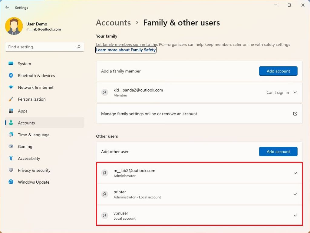 How to check account type on Windows 11 | Windows Central