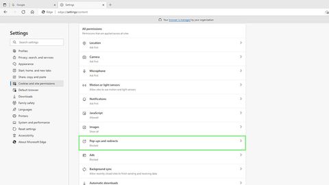 How to turn off the pop-up blocker in Microsoft Edge | Laptop Mag