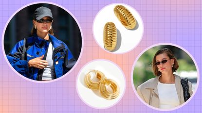 How to copy Hailey Bieber's earrings style on a budget | My Imperfect Life