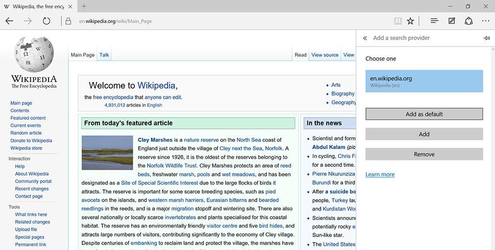 How to change your search engine in Microsoft Edge | IT Pro