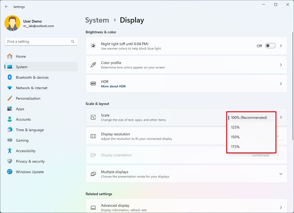 How to adjust display scale settings in Windows 11 | Windows Central