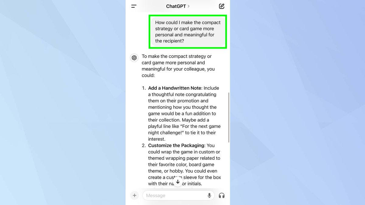 5 clever ways to use ChatGPT on your mobile phone | Tom's Guide
