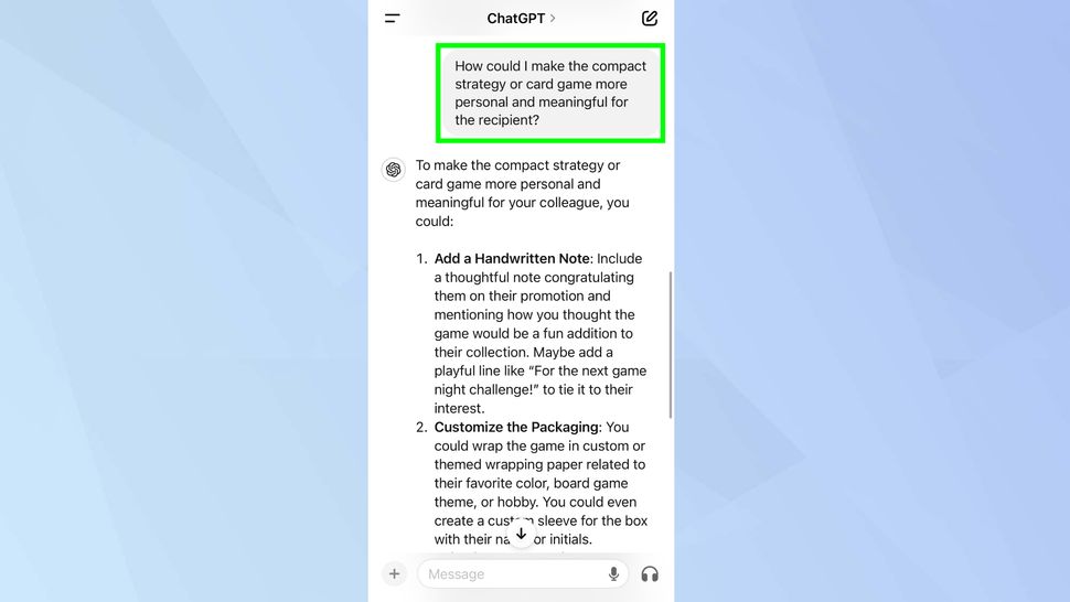 5 clever ways to use ChatGPT on your mobile phone | Tom's Guide