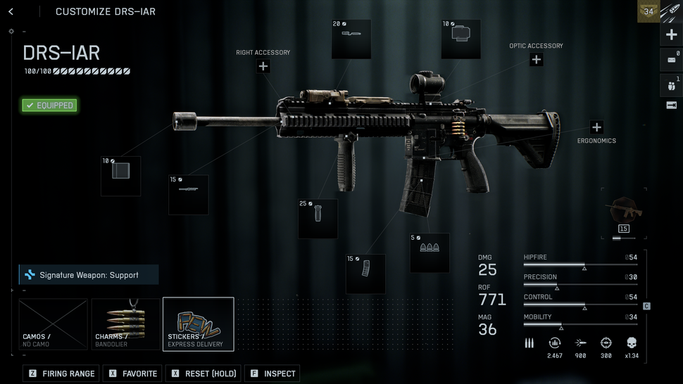 Best Battlefield 6 DRS-IAR loadout | PC Gamer