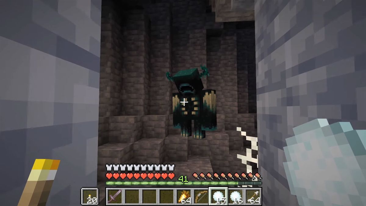 I am terrified of Minecraft's blind and ferocious new monster | PC Gamer