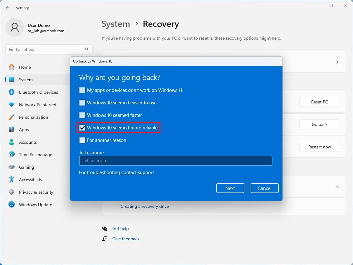 How to roll back to Windows 10 if Windows 11 is acting up | Windows Central