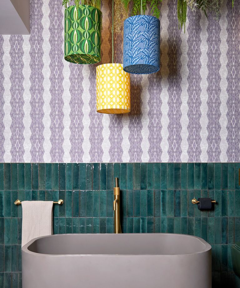 Why designers are bringing lilac into their bathrooms | Homes and Gardens