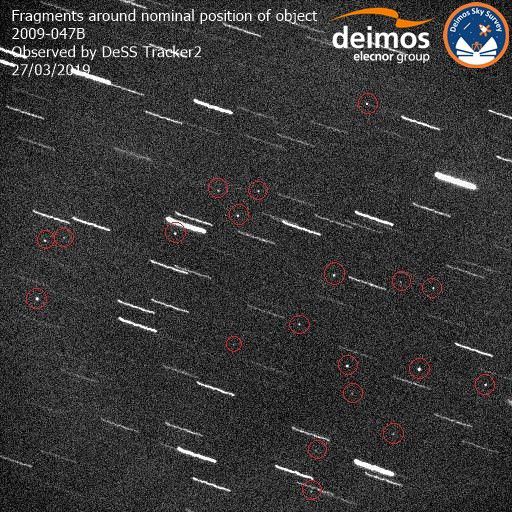 Rocket Stage Launched 10 Years Ago Disintegrates into Trail of Space ...