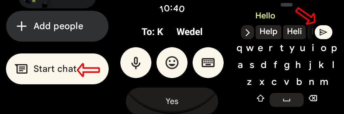 How to send messages from Pixel Watch | Android Central