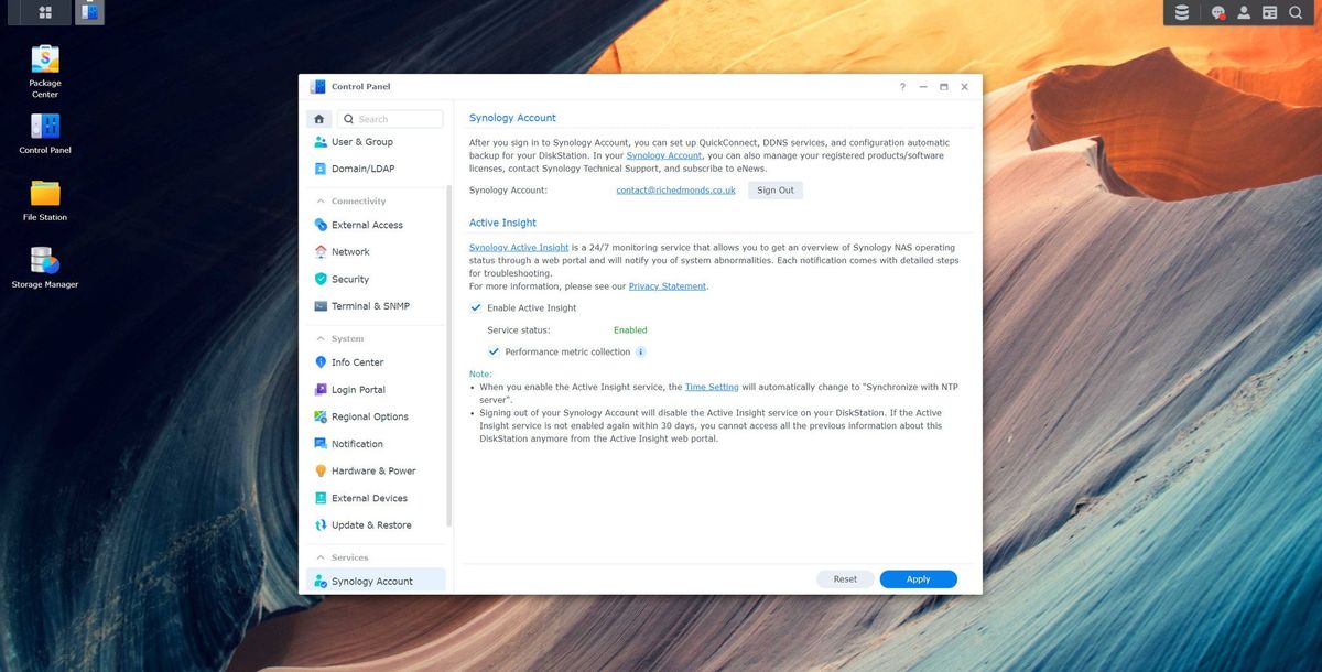 How to set up Active Insight service on Synology NAS | Windows Central