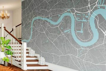 Trending: The Best World Map Murals and Map Wallpapers