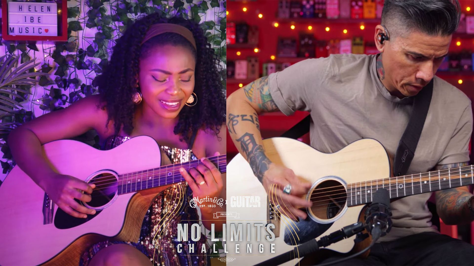 Watch R.J. Ronquillo and Helen Ibe showcase their acoustic blues skills ...