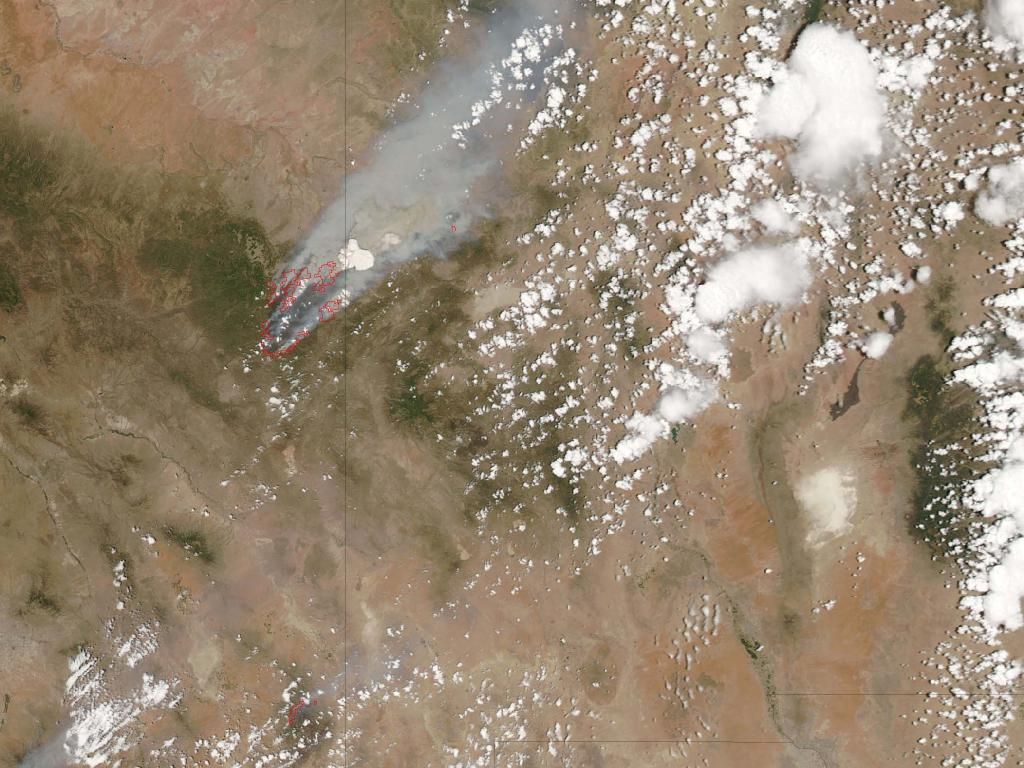 NASA Photos: Raging Arizona Wildfires Seen From Space: Page 2 | Space