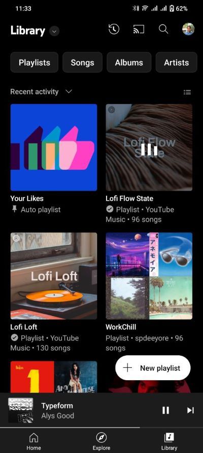 YouTube Music's Library tab receives an appealing visual makeover ...