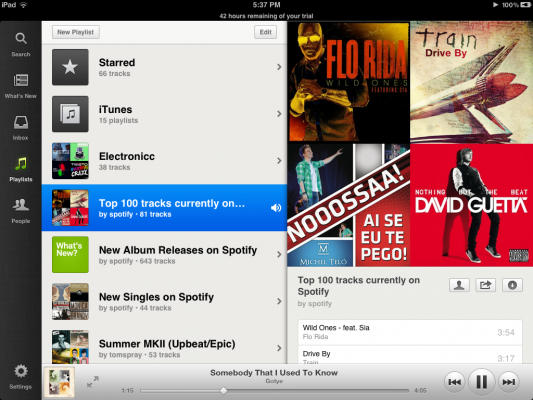 Spotify for iPad Hands-On: Worth the Long Wait | Apple Tablet iOS App ...