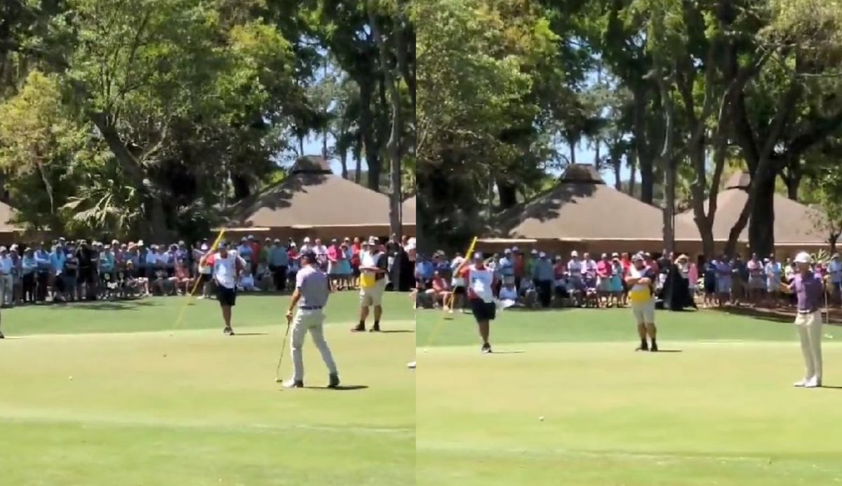 WATCH: PGA Tour Pro Produces One Of The Most Bizarre Putts You'll Ever ...