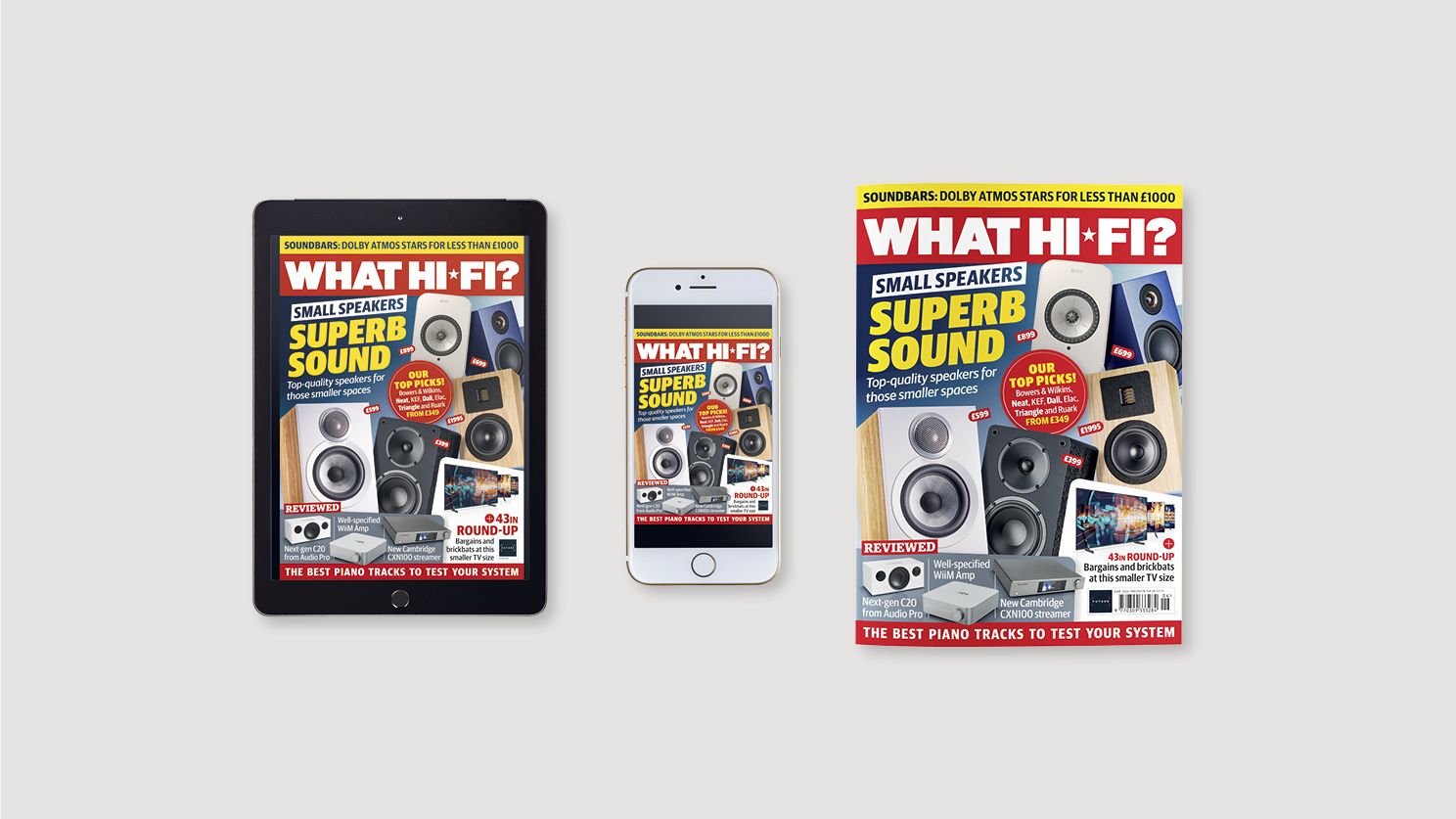 New issue of What Hi-Fi? out now: superb sounding speakers for smaller ...